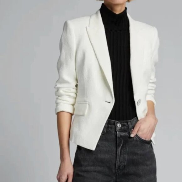 Veronica Beard | Jackets & Coats | Veronica Beard Woodley Dickey Tweed ...